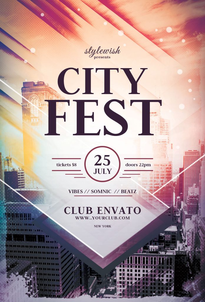 City Flyer Template for Photoshop • styleWish