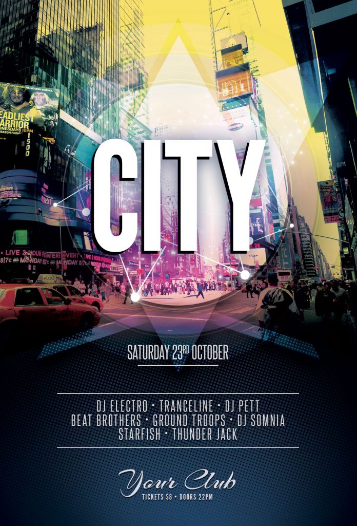 City Flyer Template for Photoshop • styleWish