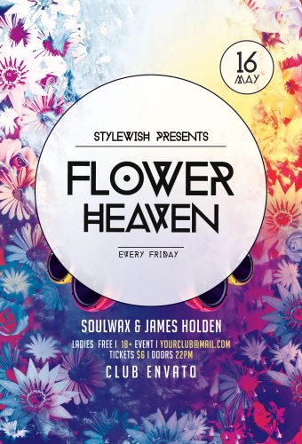 Flower Heaven Flyer • styleWish