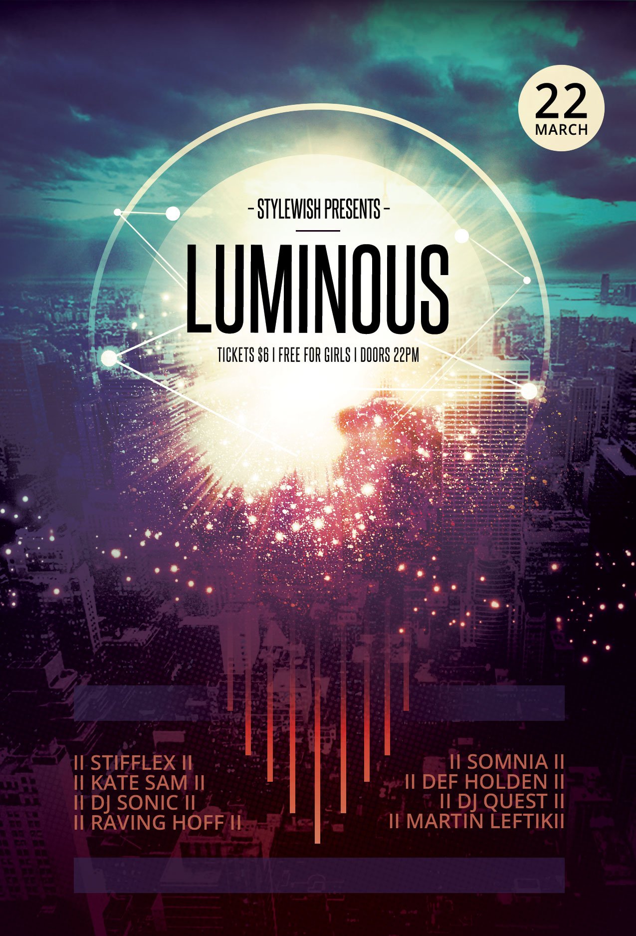 City Flyer Template for Photoshop • Stylewish