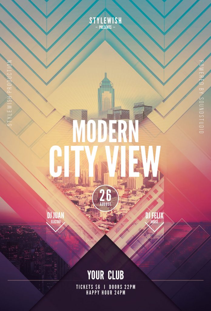 City Flyer Template for Photoshop • styleWish