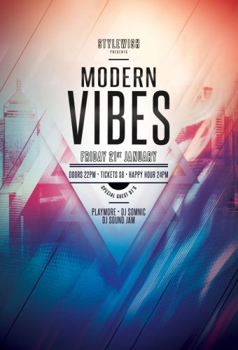 Modern Vibes Flyer • styleWish