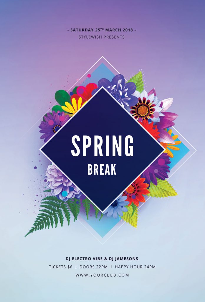 The best Spring Flyer Templates in PSD • styleWish