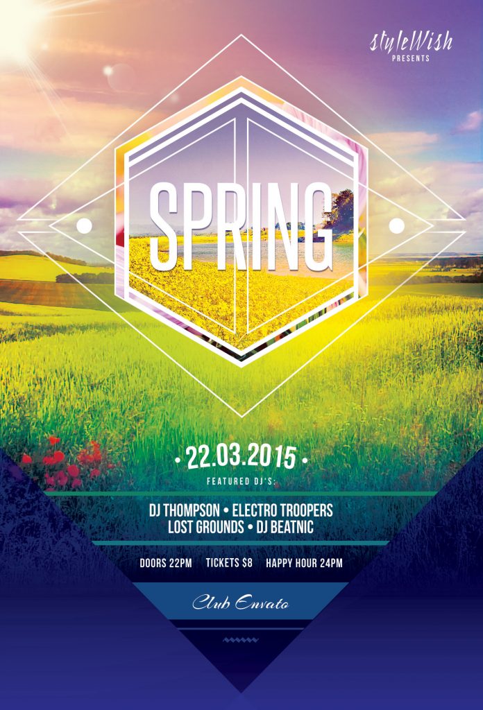 The best Spring Flyer Templates in PSD • styleWish