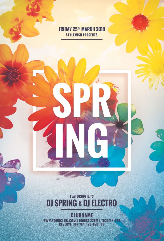 The best Spring Flyer Templates in PSD • styleWish