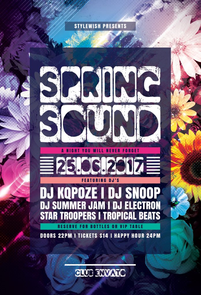 The best Spring Flyer Templates in PSD • styleWish