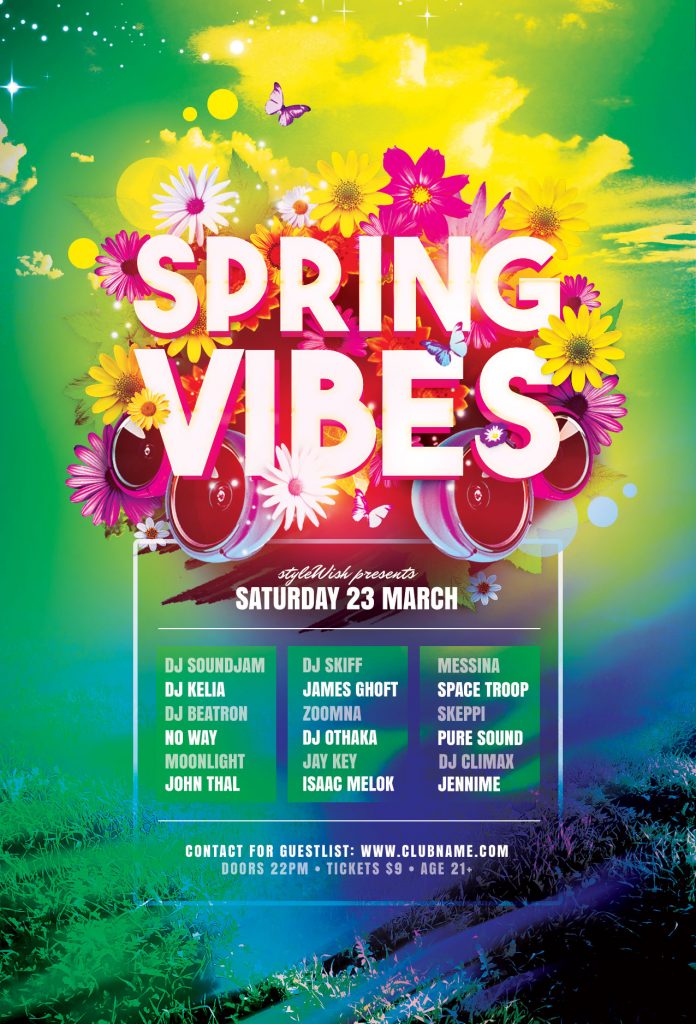 The best Spring Flyer Templates in PSD • styleWish
