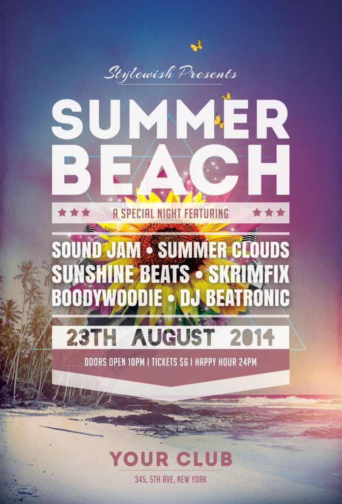 The best Summer Flyer Templates in PSD • styleWish