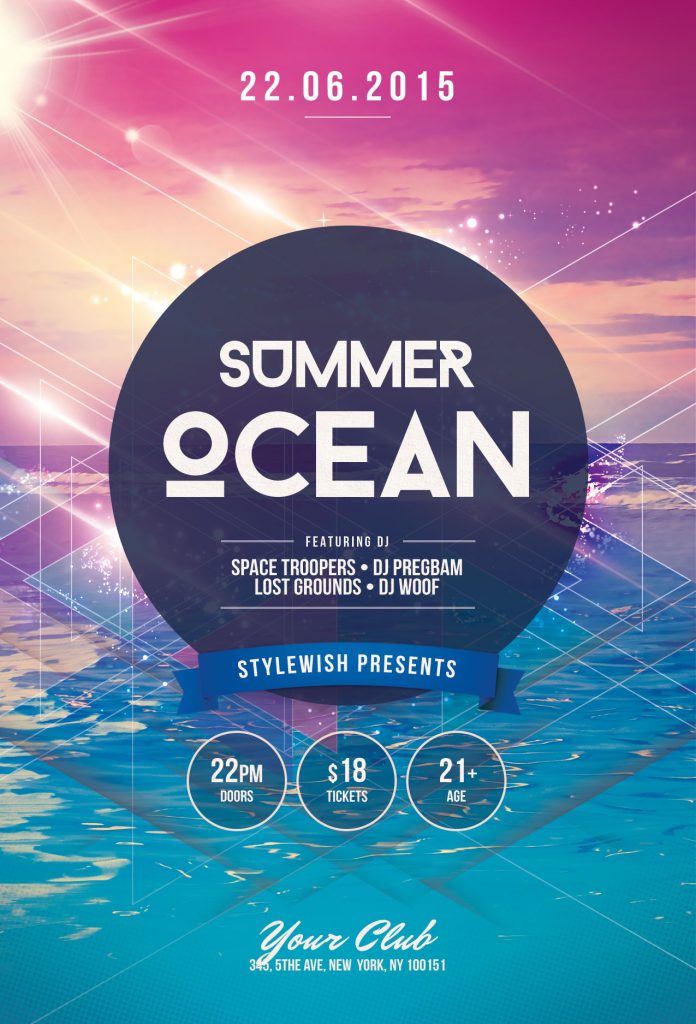 The best Summer Flyer Templates in PSD • styleWish