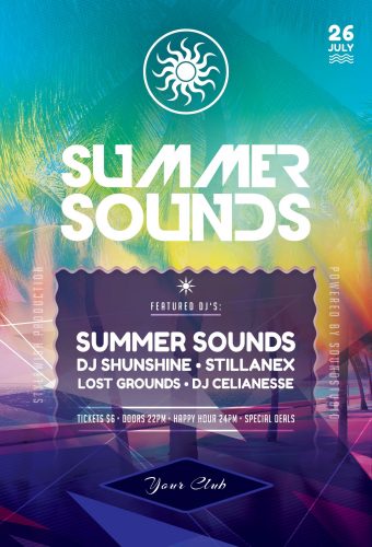 Summer Sound Flyer • styleWish