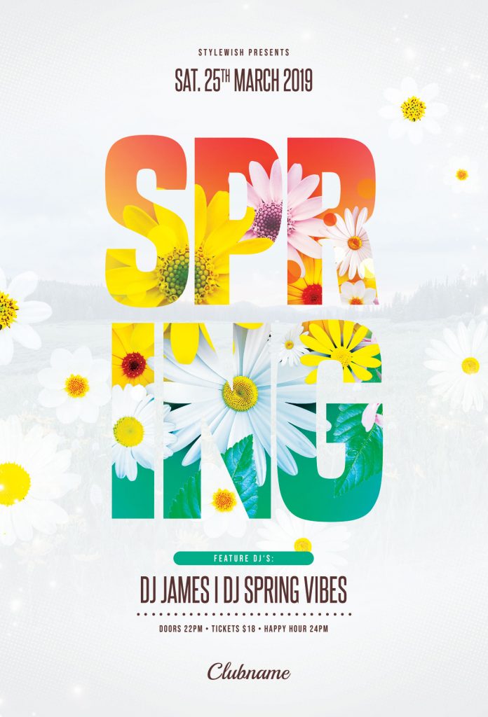The best Spring Flyer Templates in PSD • styleWish