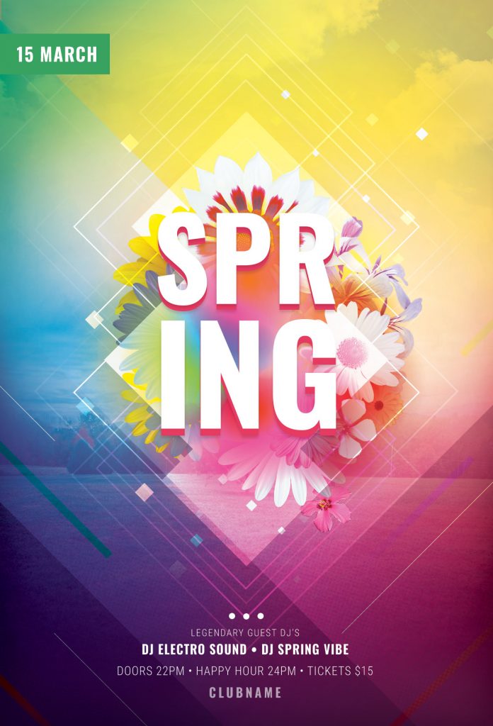 The best Spring Flyer Templates in PSD • styleWish