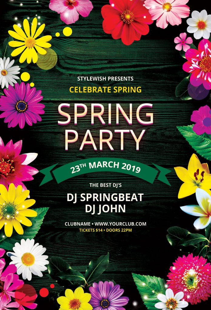 The best Spring Flyer Templates in PSD • styleWish
