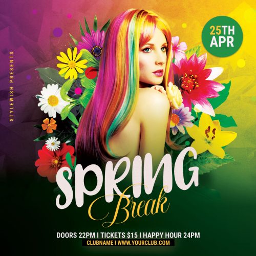 Spring Break Flyer • styleWish