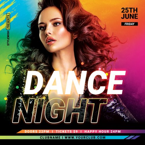 Dance Night Flyer • styleWish