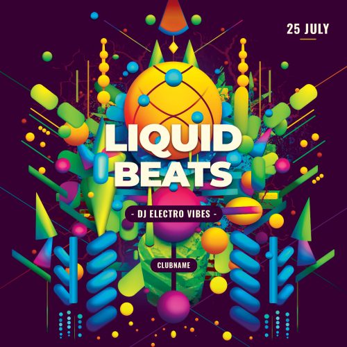 Liquid Beats Flyer • styleWish